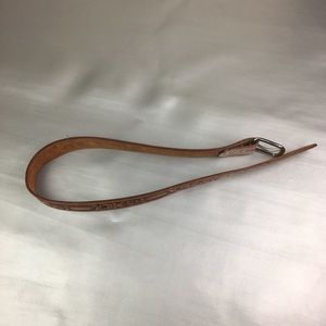 looper | Accessories | Looper Floral Tooled Leather Belt | Poshmark